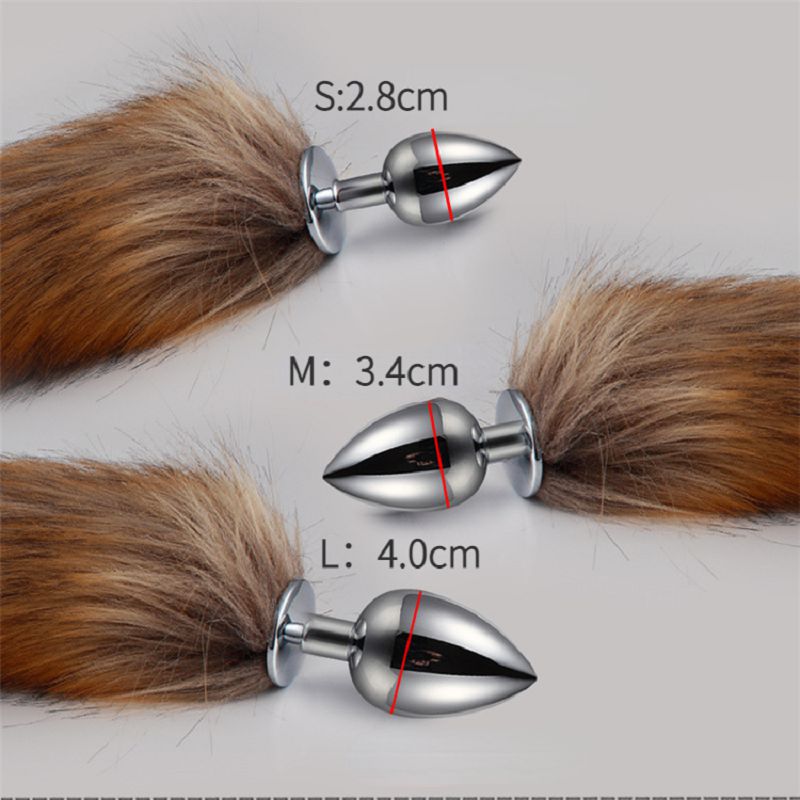 Foxtail Anal Plug Sq31978 Chastitygo